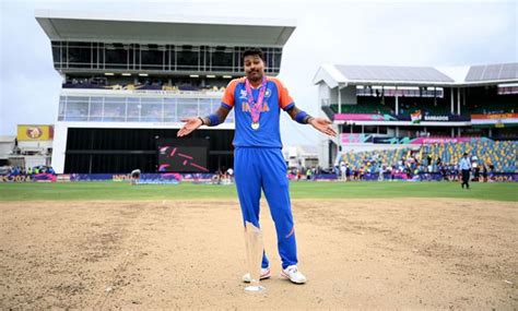Watch Hardik Pandyas Unique Celebration With 2024 T20 World Cup
