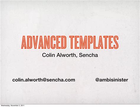 Ext Gwt 30 Advanced Templates Ppt