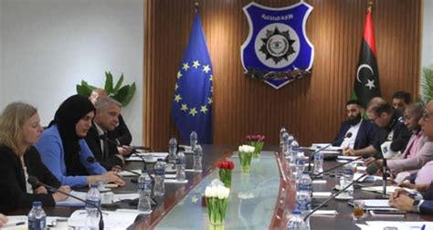ليبيا اجتماع مع الجانب الأوروبي حول تأمين الحدود ومكافحة الهجرة غير