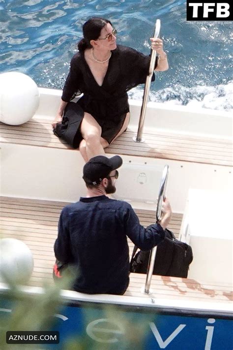Courteney Cox Sexy Seen Flaunting Her Hot Bikini Body In Positano Aznude