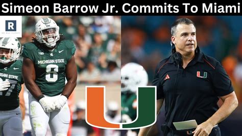 Simeon Barrow Jr Commits To Miami Miami Hurricanes Transfer Portal