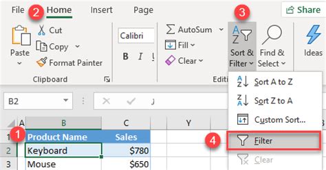 Show Or Hide AutoFilter Arrows In Excel Google Sheets Auto VBA
