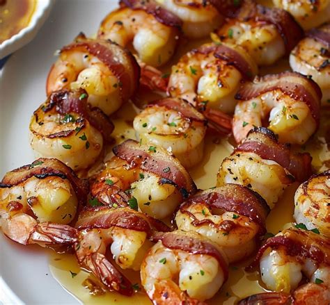 Bacon Wrapped Shrimp Vliet Me