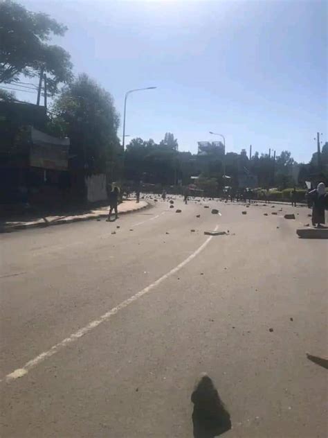 Sajid Nadeem On Twitter Roads Blocked By Residents Of Gonder City In