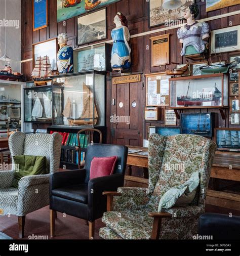 Interior Of The Seaman S Reading Room Southwold Suffolk Uk