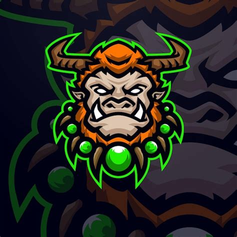 Gorilla Masscot Logo Esport Vetor Premium Vetor Premium
