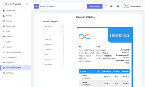 Laravel Invoice Management System