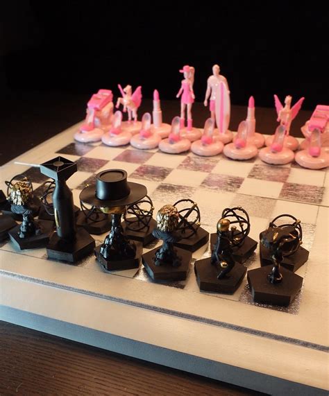 Barbie Oppenheimer Chess Set 3d Model By Pygmallionaire On Thangs