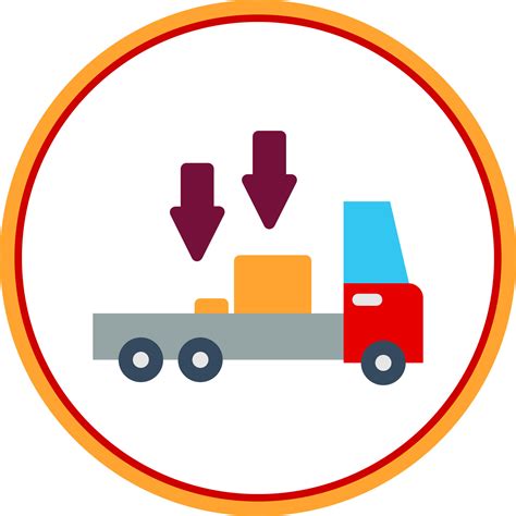 Truck Loading Vector Icon Design 15351175 Vector Art At Vecteezy