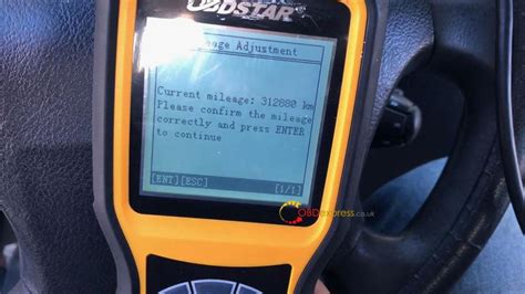 Obdstar Readjusts Mileage After Peugeot 407 Dashboard Replacement Car