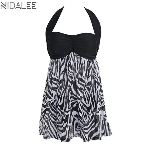 Nidalee2017 Pregnant Women Skirt Swimwear Print Retro Padded Bathing