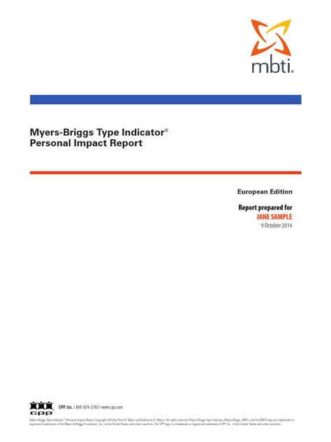 Mbti Sample Pdf Extraversion And Introversion Behavioural Sciences