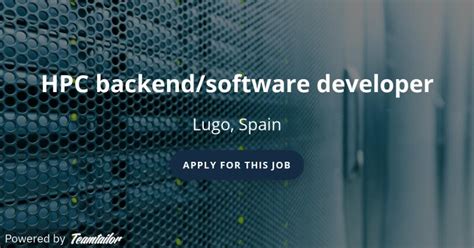 Hpc Backendsoftware Developer Atnorth Fernando Liñares Varela