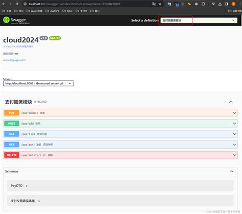 Springdocswagger3配置示例：分组api文档与openapi配置 Csdn博客
