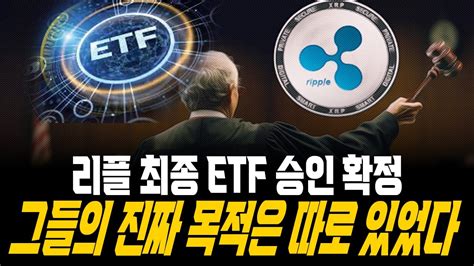 리플xrp 특보 리플 최종 Etf 승인 확정 그들의 진짜 목적은 따로 있었다 업비트시황 코인시황 급등코인추천 리플etf대응 리플대응 리플스테이블코인 Youtube