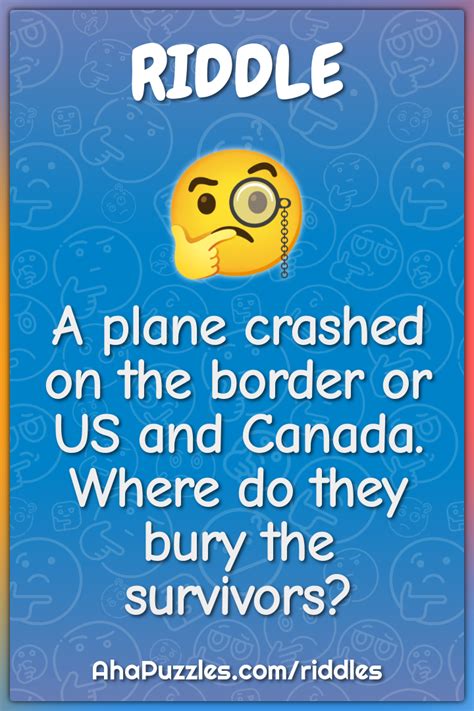 A Plane Crashed On The Border Or Us And Canada Where Do They Bury The