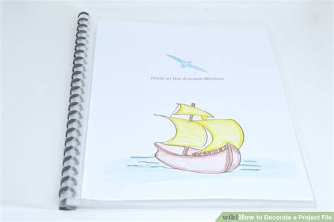 How To Decorate A Project File With Pictures WikiHow