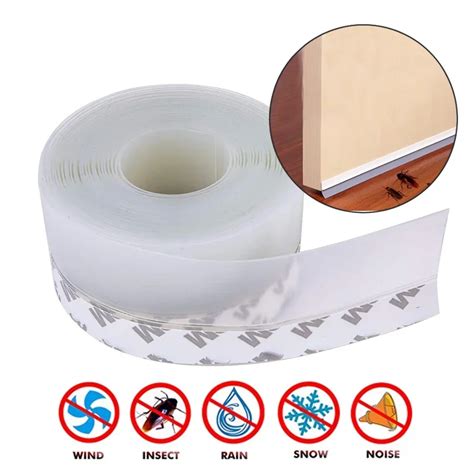 Уплотнительная лента на нижнюю часть двери, 1 м | AliExpress