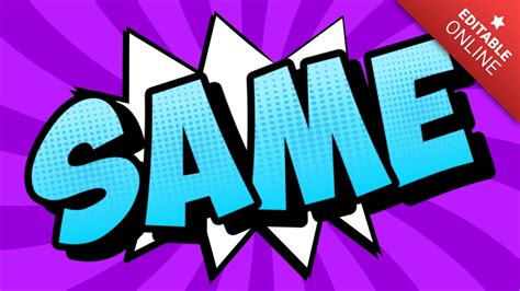 Same Text Effect Generator