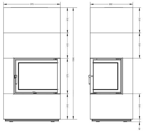 Печь Камин Astov Aplit П2С 700 R Купить в Москве с Доставкой по России