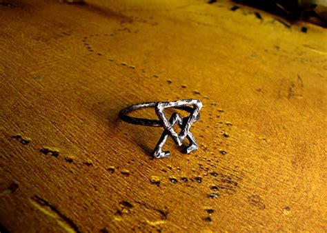 ARSENIC Ring Arsenic Symbol Alchemy Symbols Esoteric Etsy