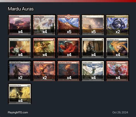 Mardu Auras Magic The Gathering Deck