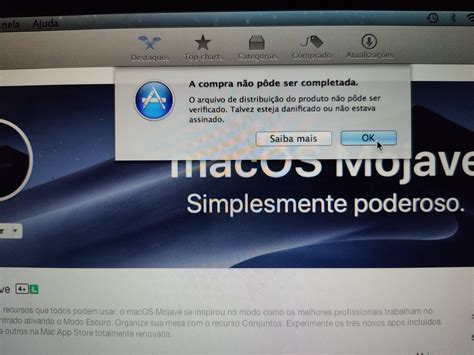 Não consigo atualizar meu Macbook Ai Comunidade da Apple