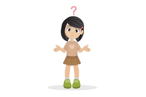 Confused Female Cartoon