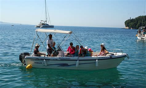 Seastar 30 Corfu Kalami Boat Hire Blue Bay Boats