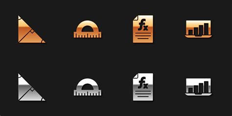 Set Angle Bisector Of A Triangle Protractor Function Mathematical Symbol And Laptop With Graph