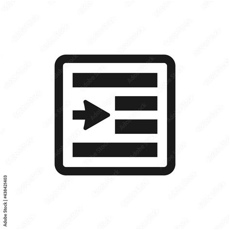 Indent Paragraph Icon Text Alignment Symbol Text Editor Button Sign