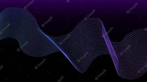 Premium Vector Twisted Lines Vector Abstract Background With Colored