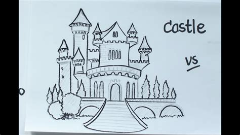 Fairy Tale Castle Drawing