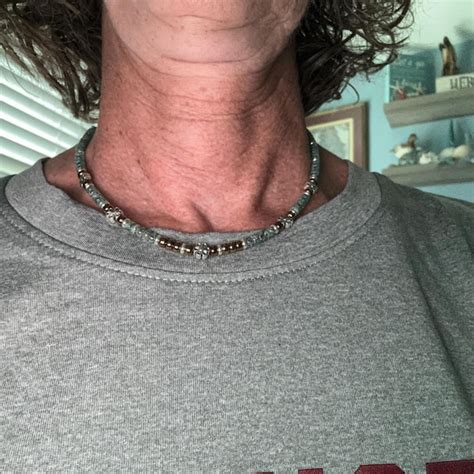 Dragonfly Leather Choker Boho Leather Necklace With Picasso Seed Beads