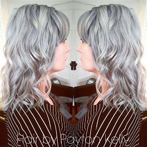 Silver Hair Using Pravana Silver Hair Work Silver