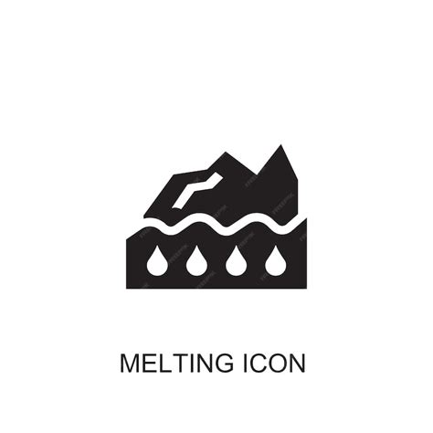 Premium Vector Melting Vector Icon Icon
