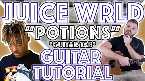 Juice Wrld Potions Guitar Tutorial Guitar Tabs Lesson Youtube