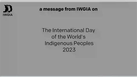Iwgia International Work Group For Indigenous Affairs On Linkedin Indigenouspeoples