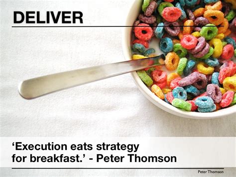 Execution Eats Strategy For Breakfast