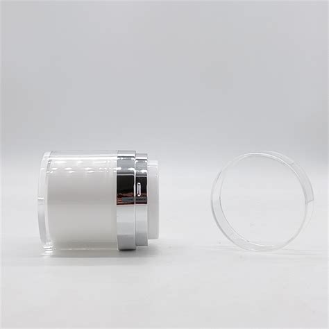 중국 제조 업체에서 화장품에 대한 럭셔리 50g 스킨 케어 항아리 50ml 프레스 에어리스 아크릴 크림 펌프 항아리 Kp Pkg