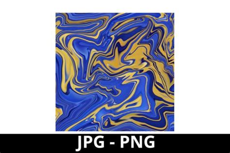 Blue Yellow Marble Pattern Graphic By Faniph · Creative Fabrica