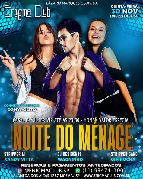 30/11 QUINTA UNIVERSITÁRIA - FUNK NO NAVIO - NOITE DO MENAGE | Enigma Club