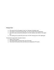 Salvage Value Pdf Salvage Value If The Project Will Be Liquidated Or