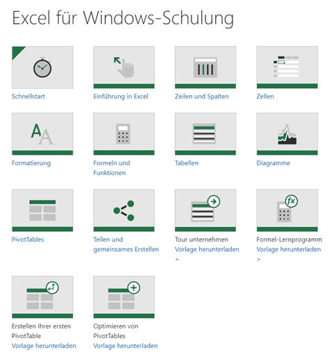 Excel für Windows Schulung Unterricht mit digitalen Medien