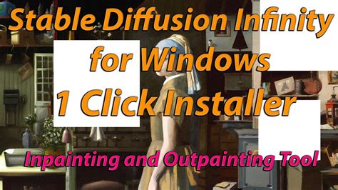 Stable Diffusion Infinity(Inpaint-Outpaint) with 1 Click Installation ...
