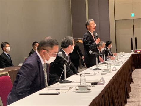 石川県3区衆議院議員 にしだ昭二 北陸経済界と自民党国会議員との要望・懇談会に参加