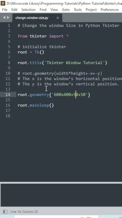 Tkinter Window Resizing Tricks In Python Shorts Viral Programming Youtube