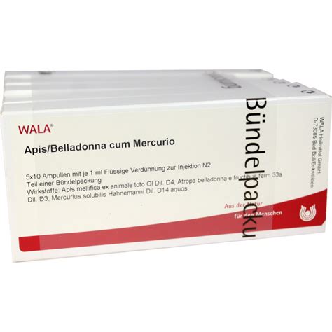 Apisbelladonna C Mercurio Fiale 50 X 1 Ml Erbofarma Farmaci
