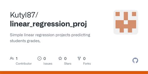 Github Kutyl87linearregressionproj Simple Linear Regression