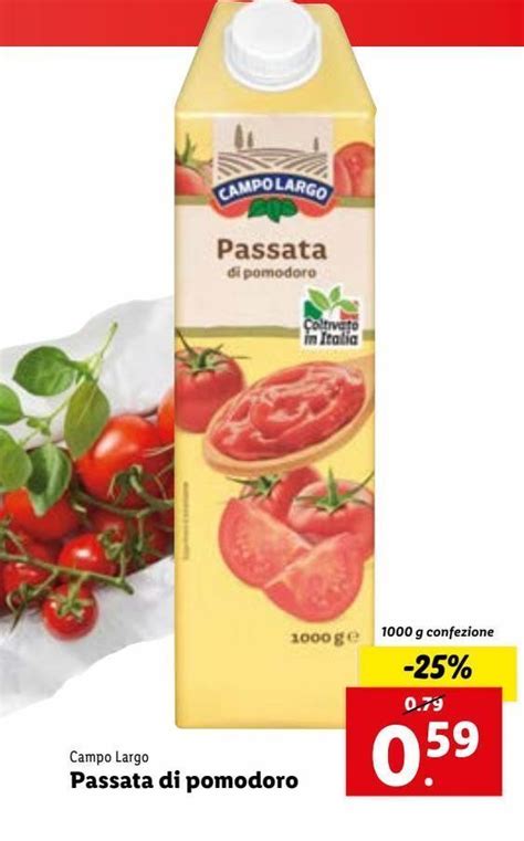 Passata Di Pomodoro Offerta Di Lidl